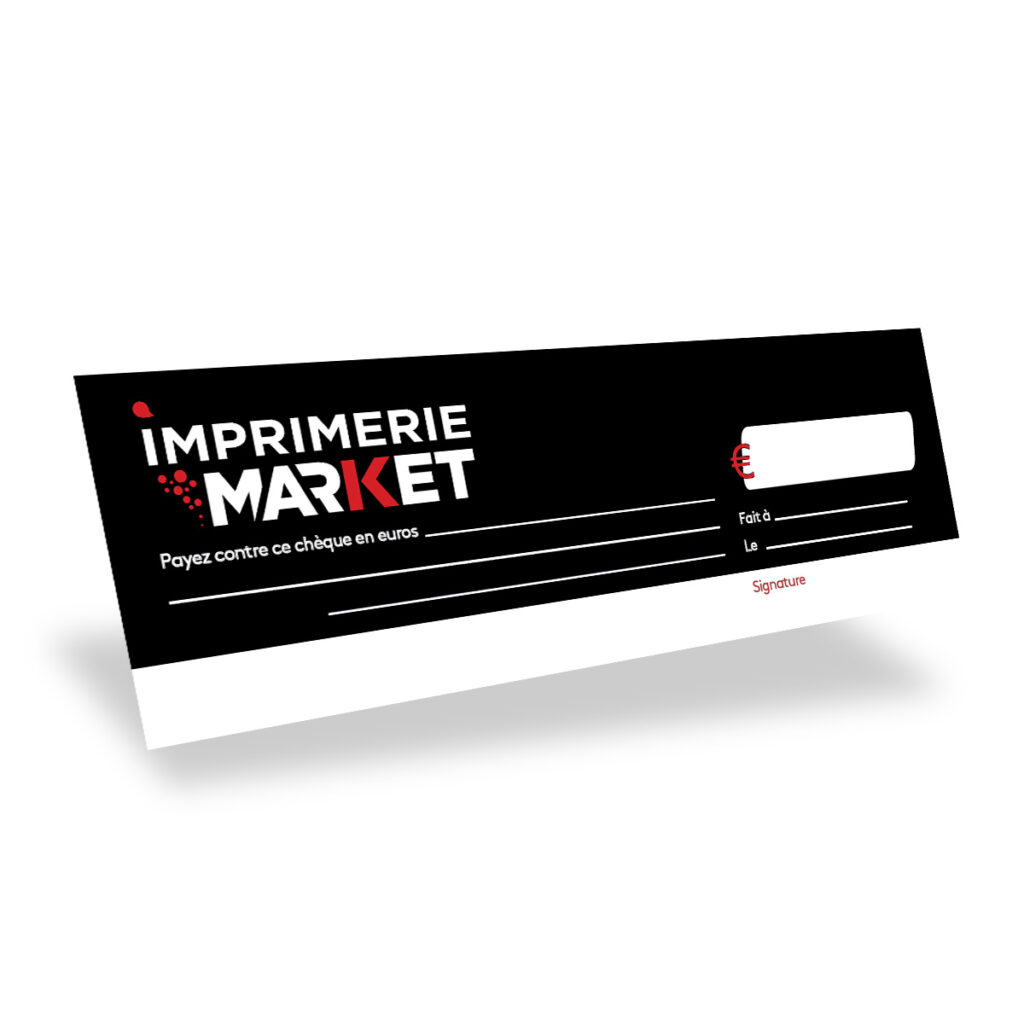 Chèque géant - Imprimerie Market